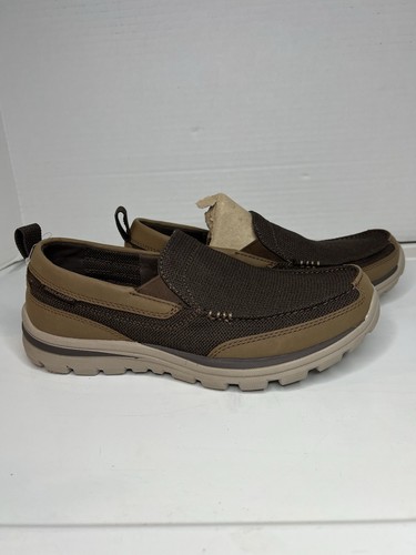 Skechers Men's Relaxed Fit Memory Foam Canvas Slip On Shoe 310852 Size ...