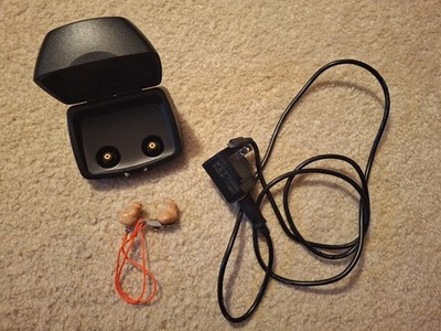 Starkey Evolv AI 1600 ITC Hearing Aids & Charging Case Rechargeable ...