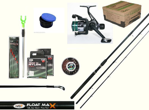 Complete Beginners Float Fishing Outfit Set Kit Rod Reel Rest Shot all ...