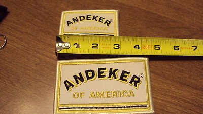 Andeker of America Patch brewery beer patch pair ( iron-on ) | eBay