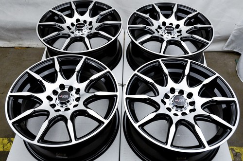15" Wheels Rims Black 5 Lug Honda Accord Civic Toyota Corolla Prius ...