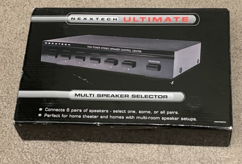 NexxTech Ultimate Multi Speaker Selector. Connects Up to 6 Speakers ...