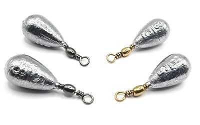 Bell Casting Sinker Weight Tear Drop Sinker Multiple Weight New | eBay