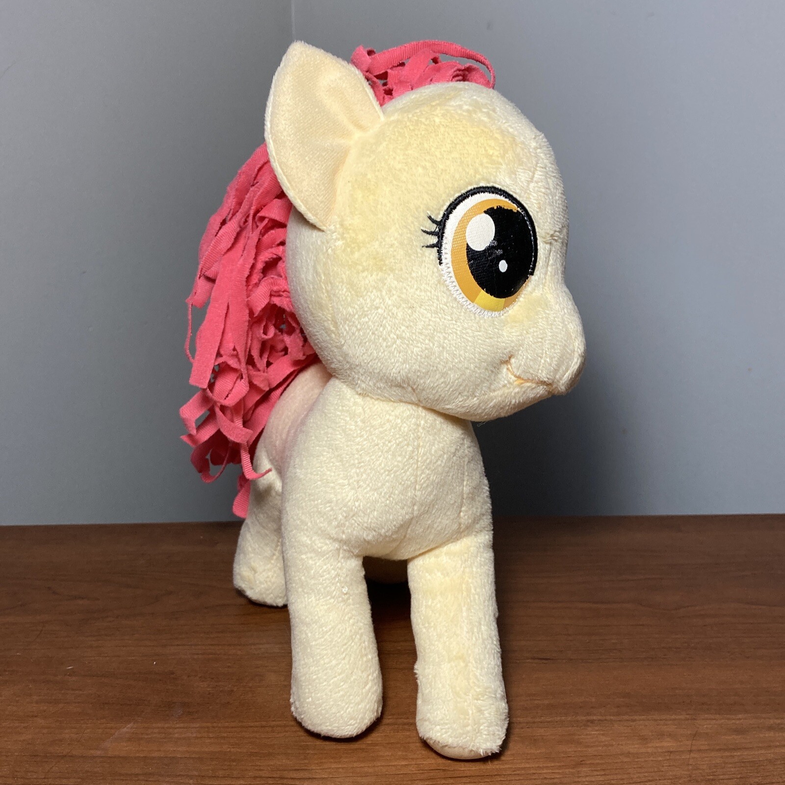 Cute My Little Pony APPLE BLOOM Plush Stuffed Animal Yellow Pink Cloth ...