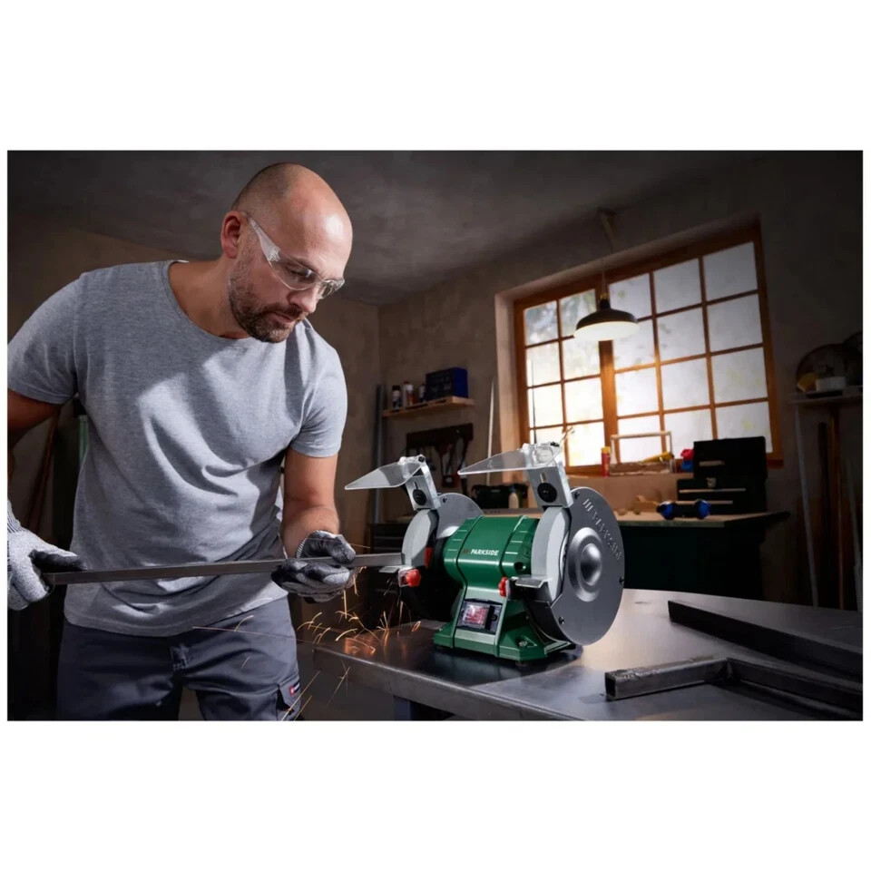 Parkside 200W Double Bench Grinder - Brand New | eBay UK