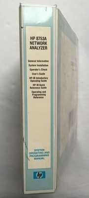 Manuals & Books - Analyzer System