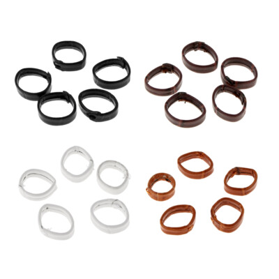 5pcs 20/22/24mm Replacement Watch Strap Retaining Hoop Loop Leather ...