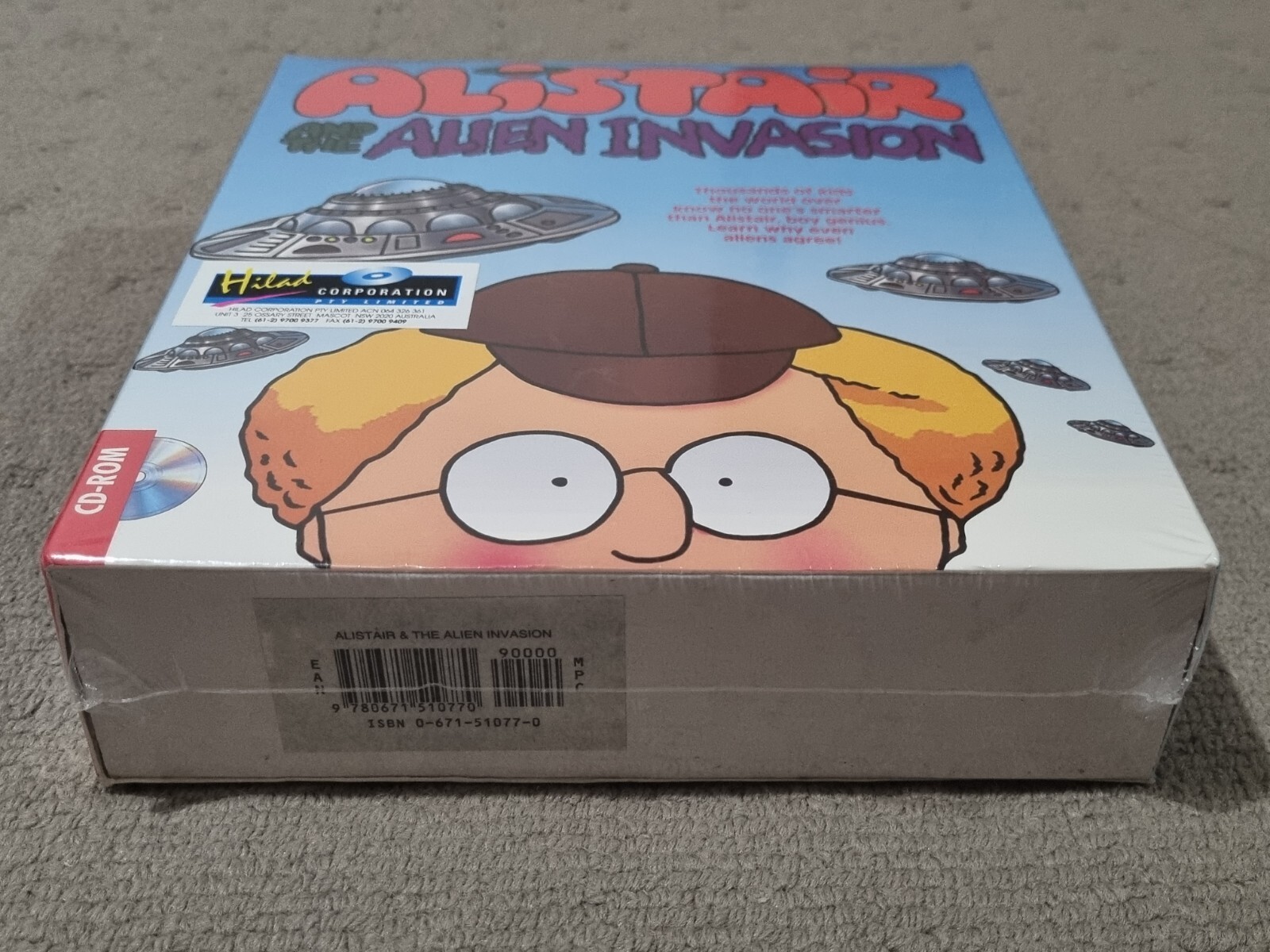 Alistair and the Alien Invasion BIG BOX PC Game (CD-Rom, 1994) NEW ...