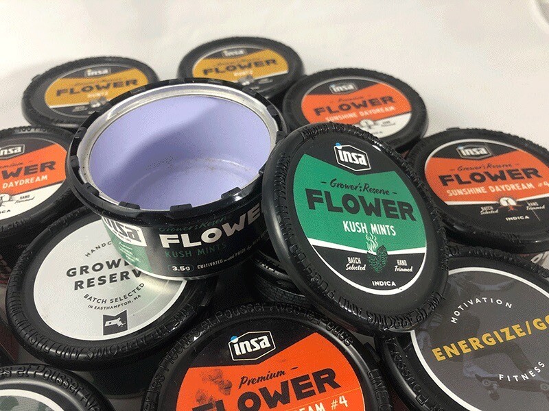Collectible Lot of 15 INSA Top Shelf Dispensary Weed Stash Tins Plastic ...