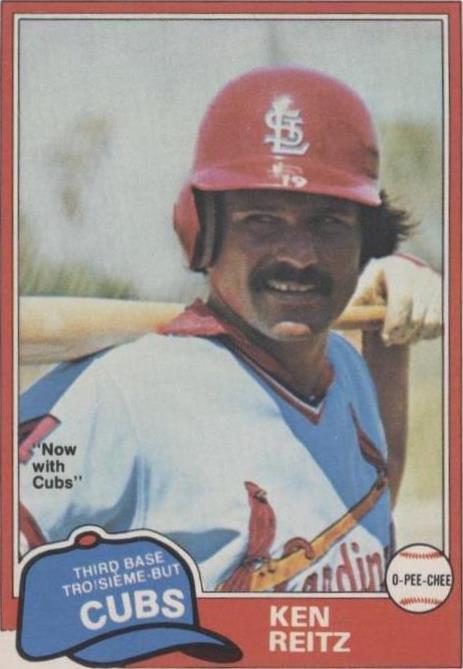 1981 O-Pee-Chee - Ken Reitz #316 White Back for sale online | eBay