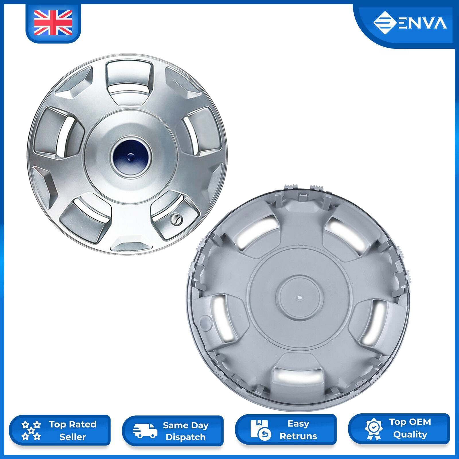 4X 16" Inch Wheel Trim Hub Cap Cover For Ford Transit MK6 MK7 2006-2014 ...
