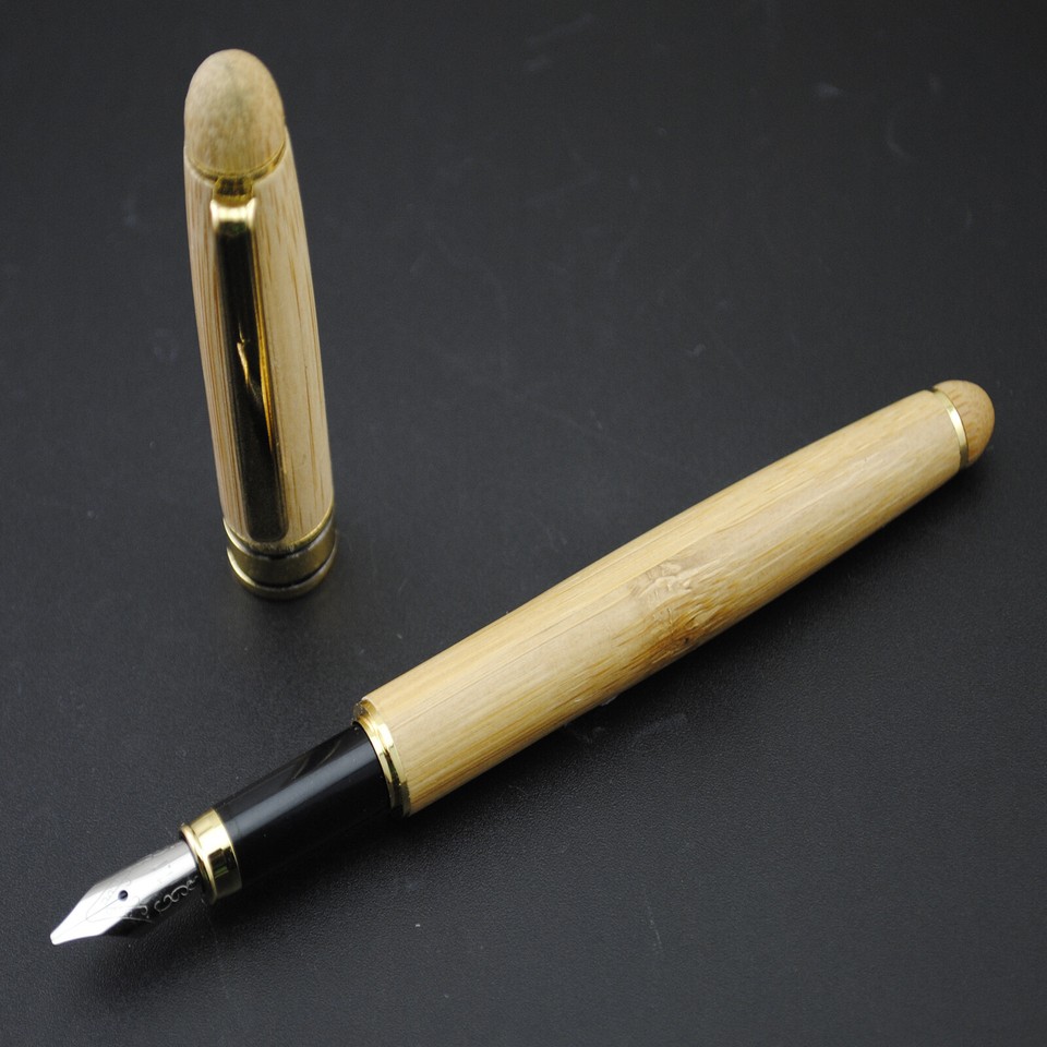 Bamboo Stub Nib Fountain Pen 13 Nib Sizes For Choice | eBay