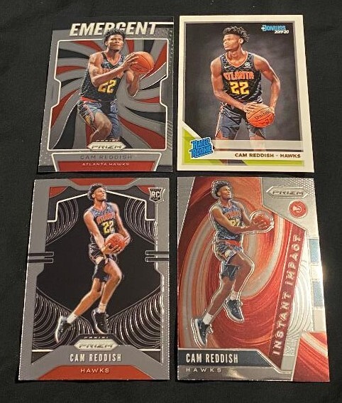 2019-20 Panini Prizm Cam Reddish #256 Donruss Rated Atlanta Hawks ...
