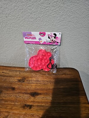 New Disney Minnie Mouse Red Fidget Popper Keychain Backpack Clip ...