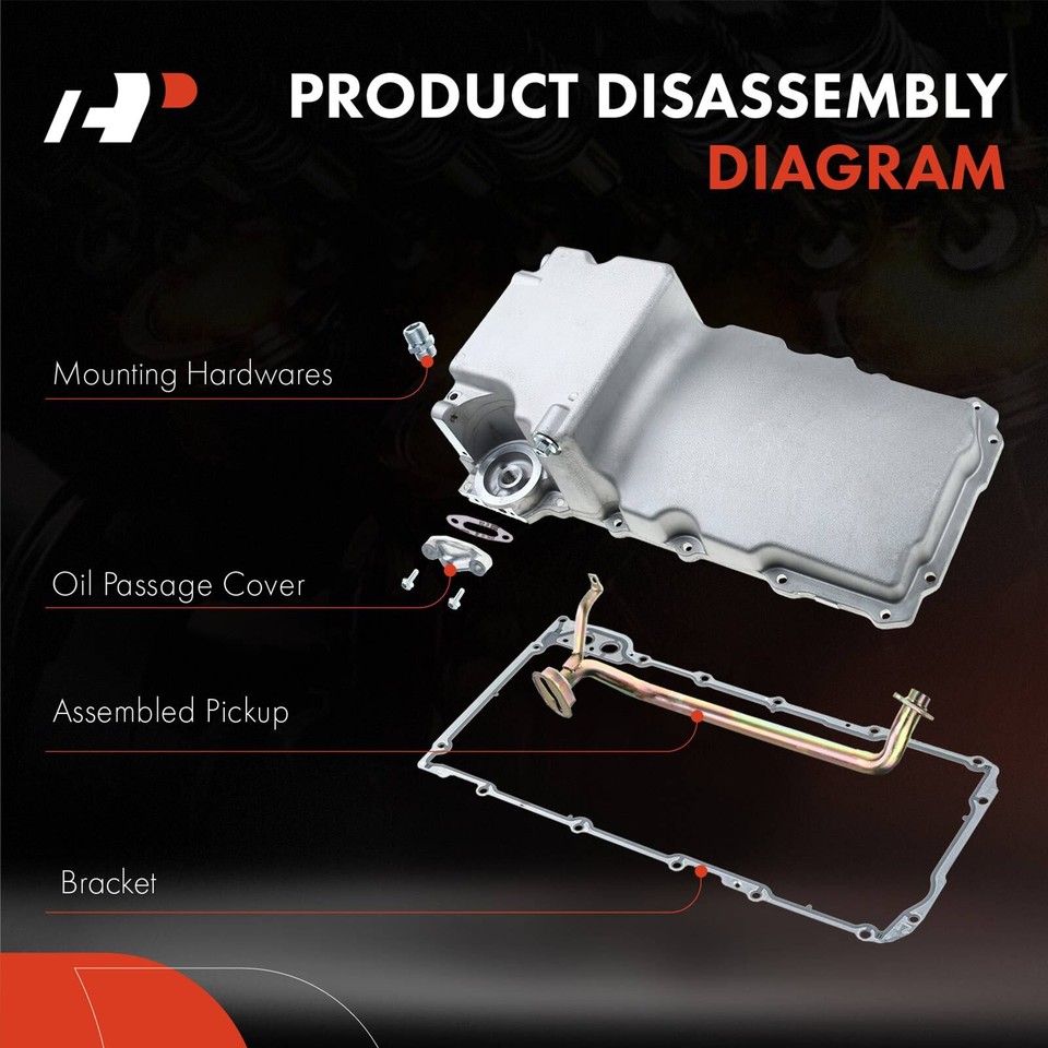 A-Premium LS Swap Retrofit Oil Pan Kit for LS1 LS2 LS3 Chevrolet El ...