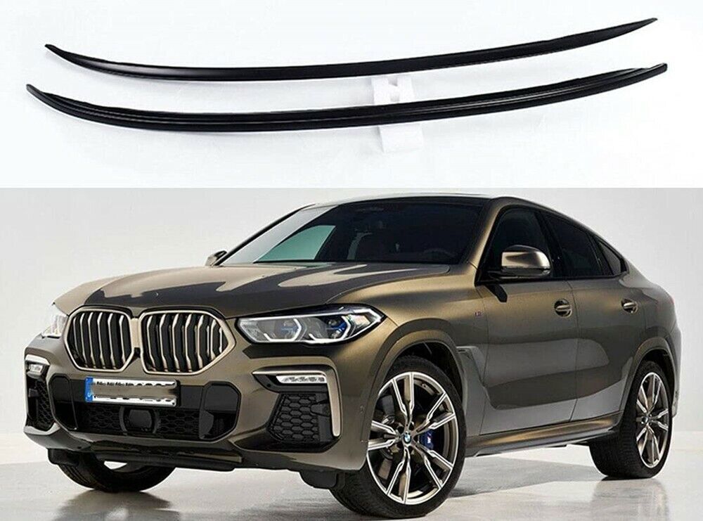 2pcs Black Roof Rails Roof Racks Side Rail Bars Fits for BMW X6 G06 ...