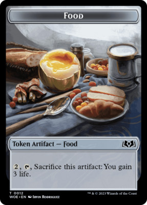 FOOD TOKEN (#12) x4 mtg NM Wilds of Eldraine | eBay