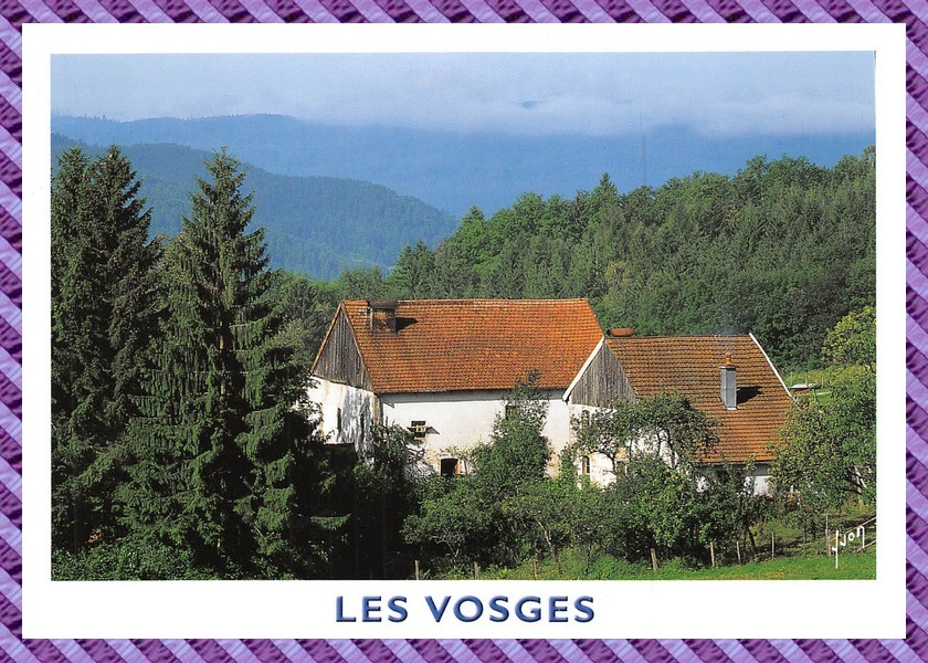 Postcard - The Vosges, Farm In The Clearing | eBay
