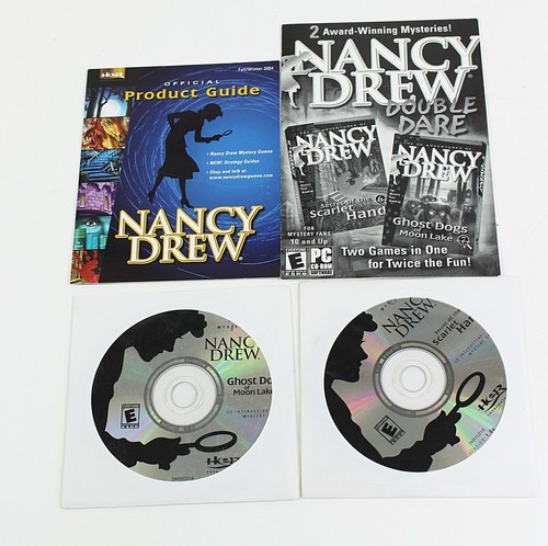 Nancy Drew Double Dare CD-ROM Games 2 Booklets 2 CDs only 2004 | eBay