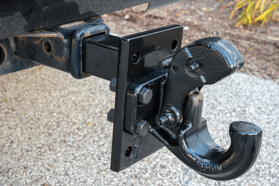 Mounting Pintle Hitch KIT: Mounting Plate With 8 Ton Pintle Hitch 2-5/ ...