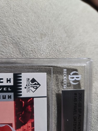 2001-02 UD SP Authentic Pavel Datsyuk Future Watch /900 Rookie #145 BGS ...