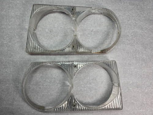 Set Left Right Headlight Frames Trim Cover US R107 380SL 380SL 560SL ...