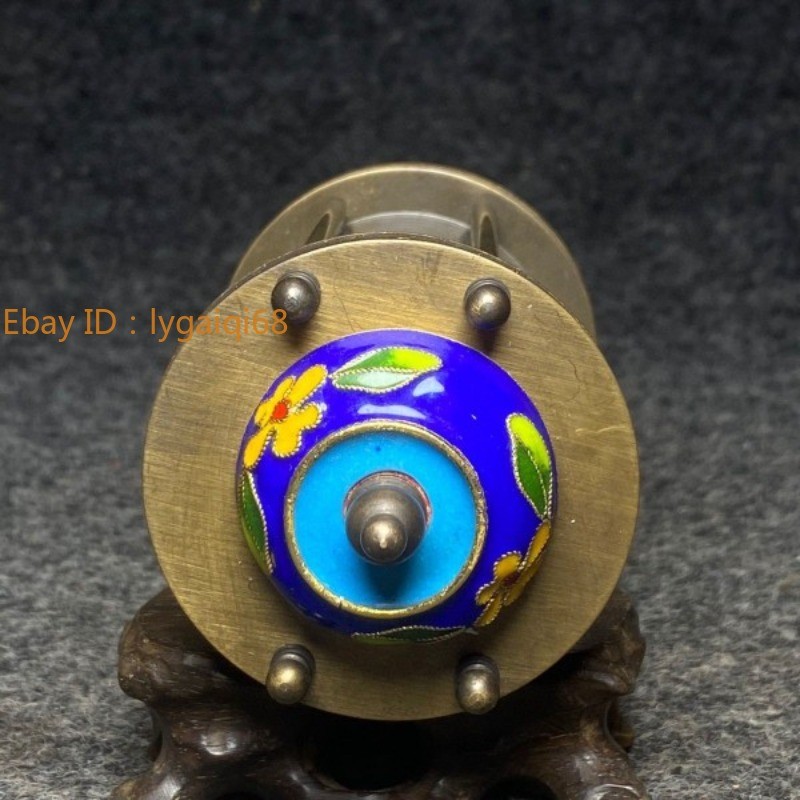 Cloisonne Dome Clock Brass Pure Copper Mechanical Clock Collection | eBay