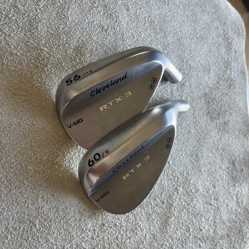 Cleveland RTX-3 V-MG Tour Satin Sand Wedge 56 & 60 Deg Head Only Set | eBay