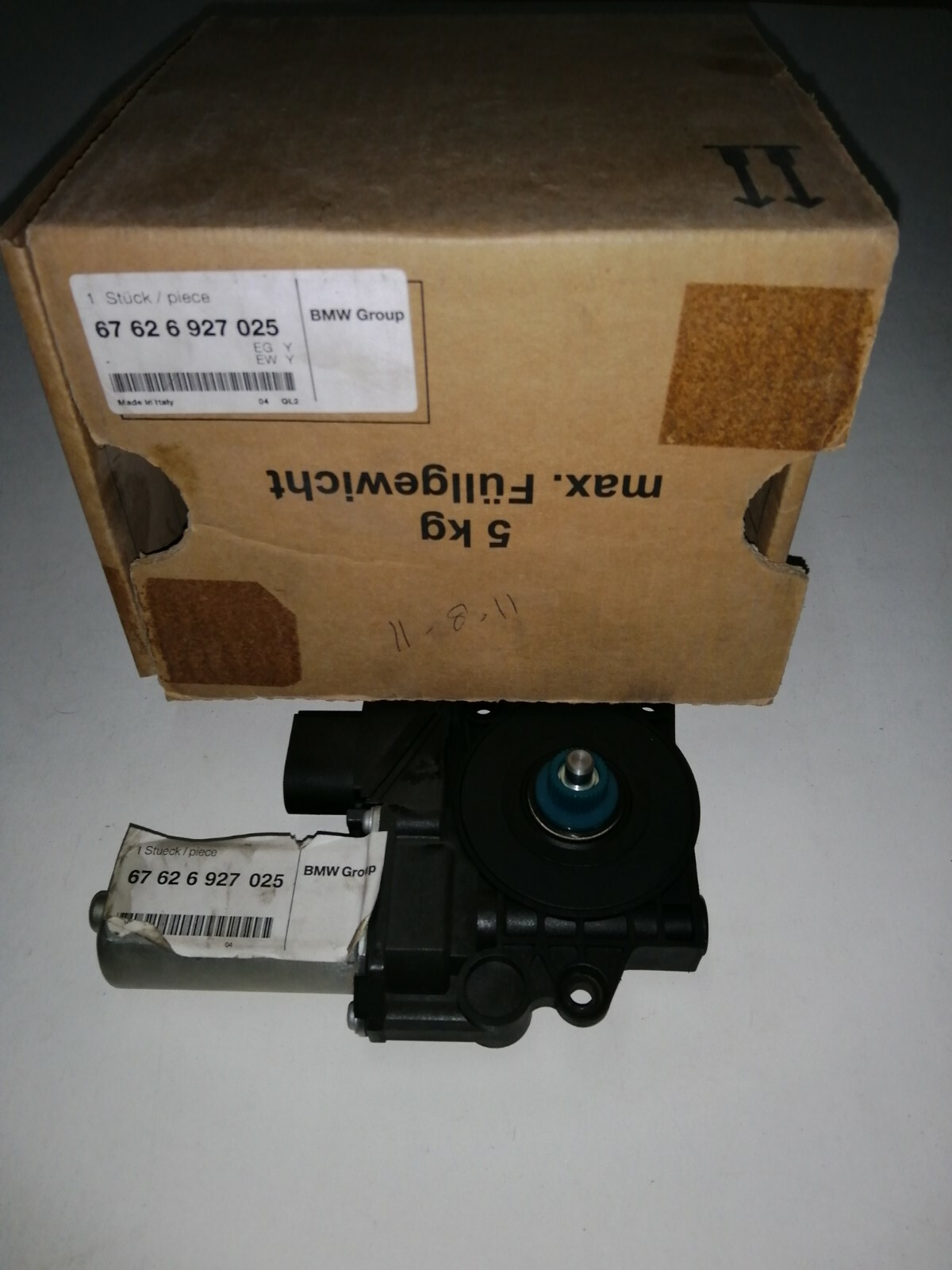 Genuine BMW Rear Left Window Motor 67626927025 E90 E91 for sale online ...