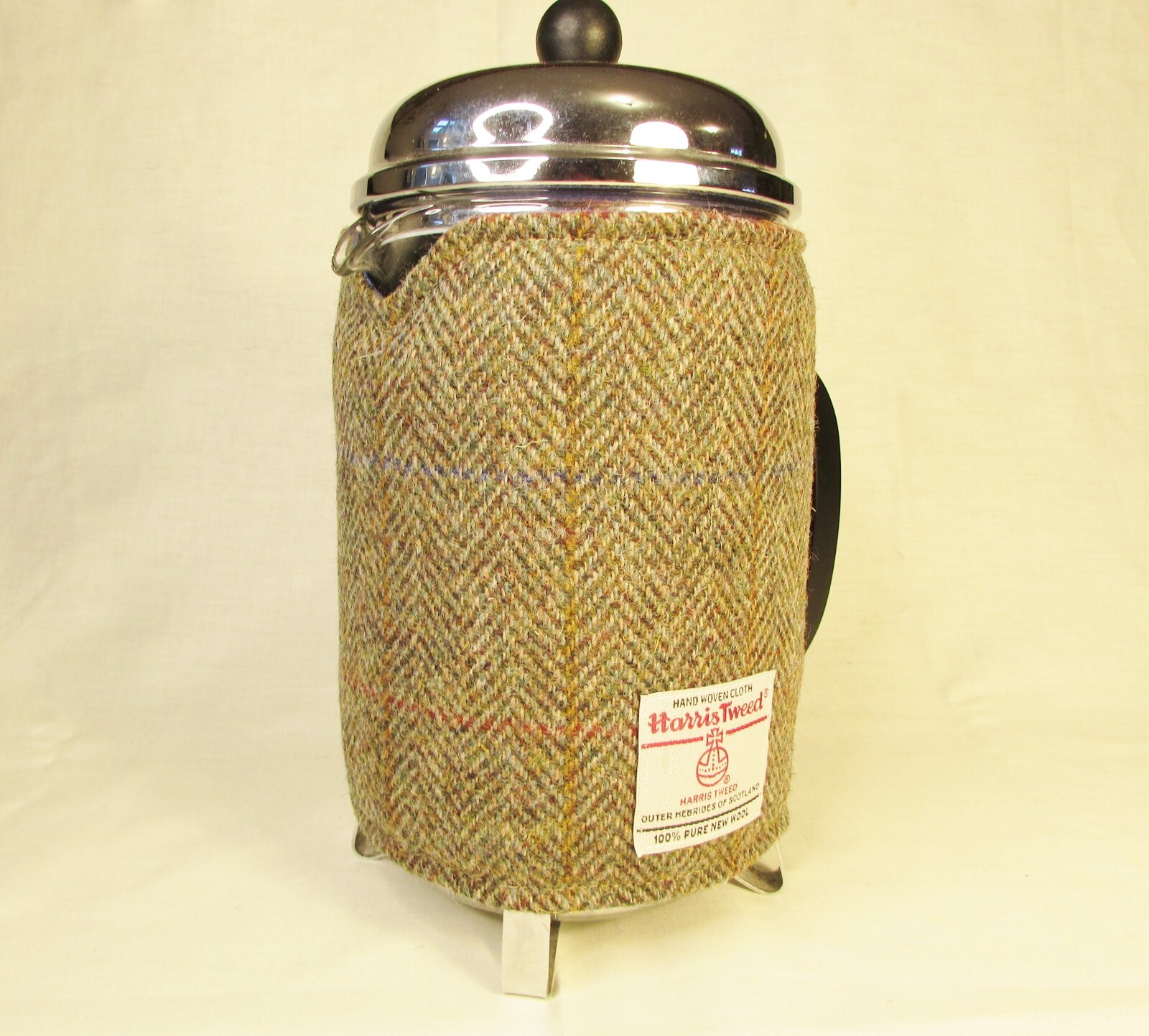 LARGE Harris Tweed Coffee Pot Cosy for 12 Cup Cafetiere / French Press ...