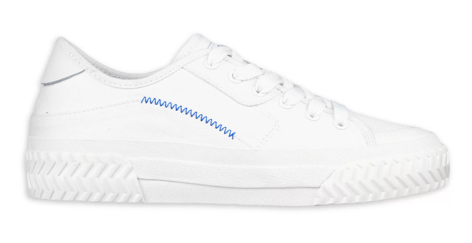 NEW Skechers Women's Street Trax HI Low-Top Casual Sneaker white canvas ...