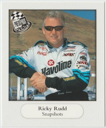 2003 Press Pass NASCAR Snapshots #SN19 Ricky Rudd | eBay
