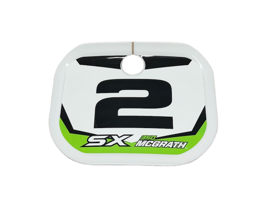 Razor SX350 Number Plate (#2) - Green 722460307153| eBay