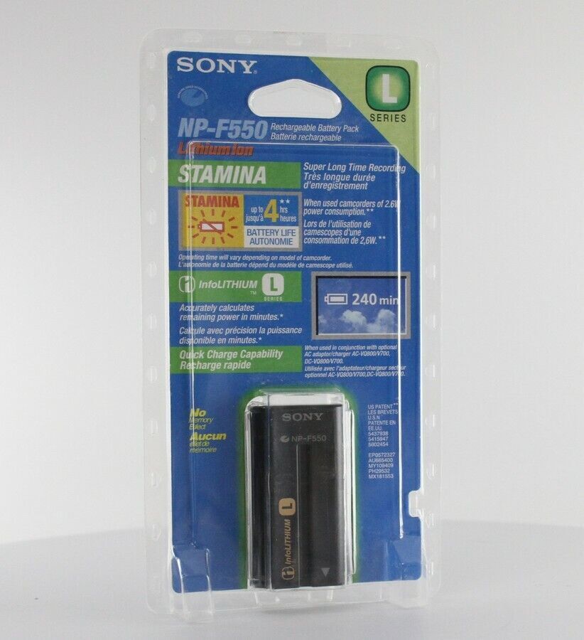 Collectible Original Genuine OEM Sony NPF550 InfoLithium Battery (NP ...