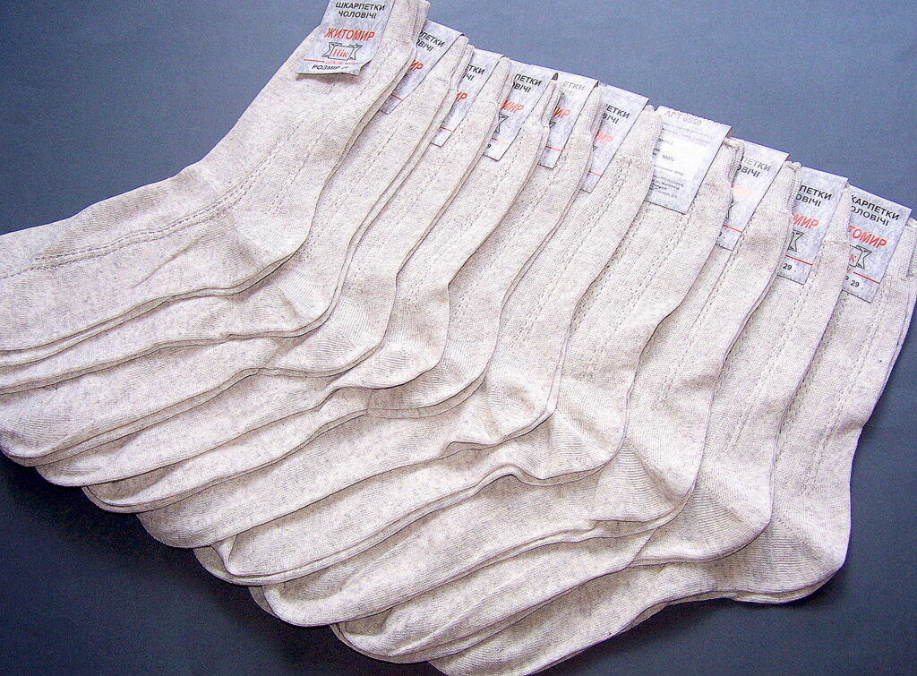 MEN SOCKS 10 PAIRS 100% LINEN Flax SOCKS SIZE US 10-11 / EU 43-44 | eBay