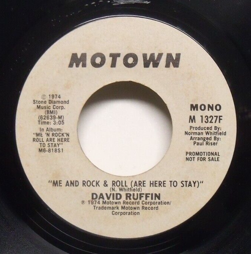 David Ruffin - Me And Rock & Roll (Are Here To Stay) - 1974 Motown ...