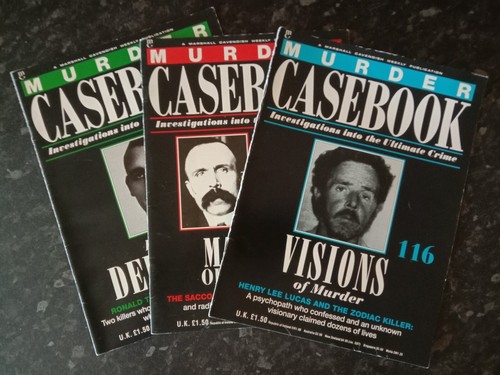 MURDER CASEBOOKS PACK - VINTAGE TRUE CRIME MAGAZINES X 3 ISSUES | eBay