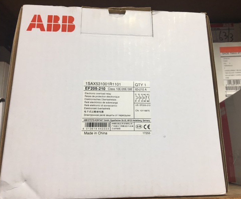 ABB Thermal Relay EF205-210 63-210A | eBay