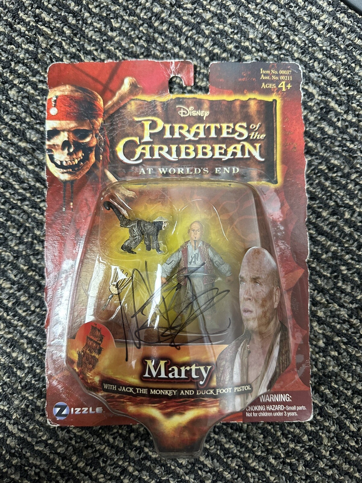 Signed Pirates of the Caribbean at World's End action figure - Marty | eBay