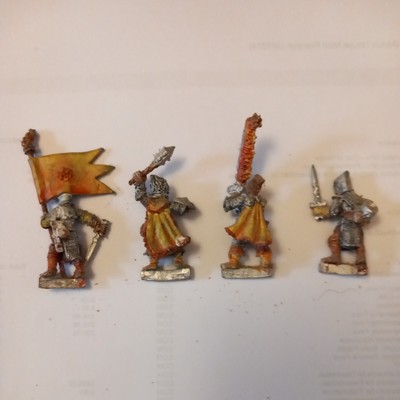 Extremely RARE Set Of Four VINTAGE Citadel Miniatures 1980s lead 25mm ...