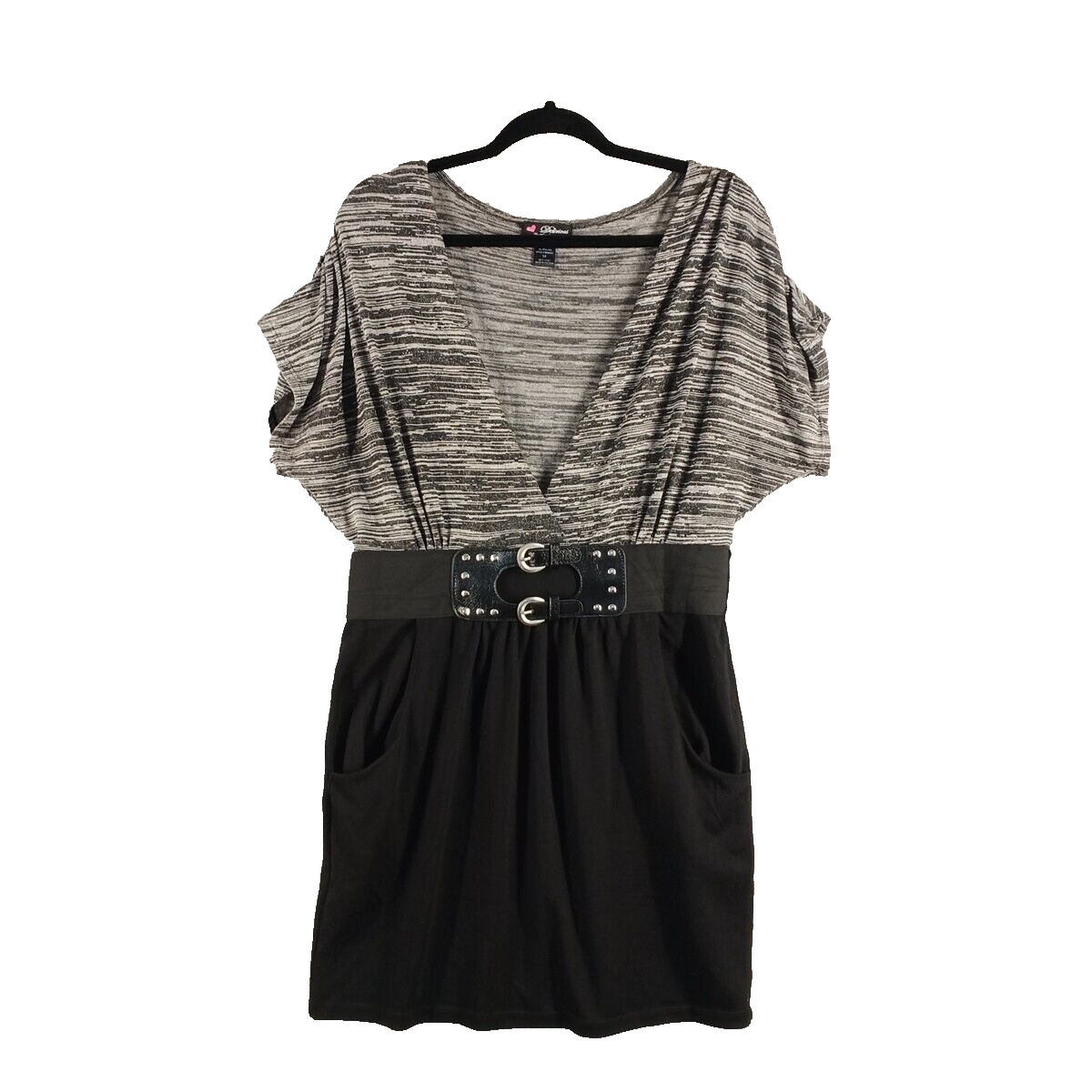 DELIRIOUS Women Pencil Skirt Size 1X(16W-18W) Built in Belt Knit W ...