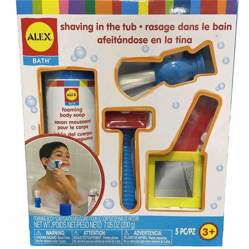 ALEX Toys Shaving in The Tub, Shaving Kit With Foaming Body Soap Age 3 ...