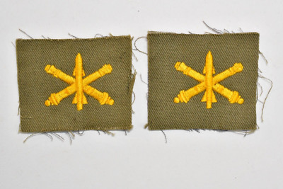 2 Military Old vintage Patch US ARMY Air Defense Collar Patch | eBay
