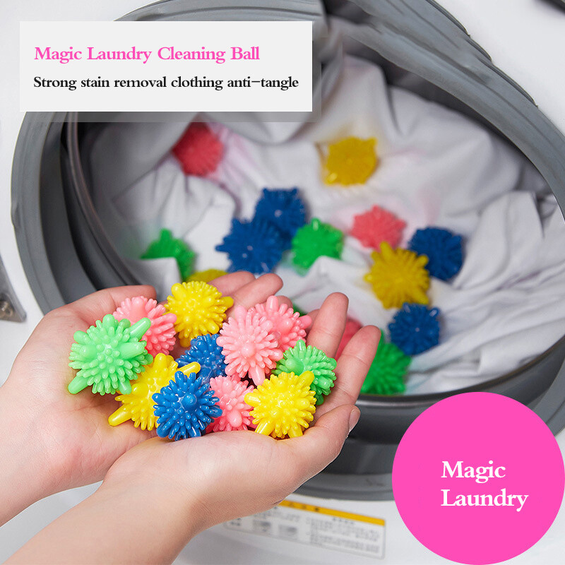 10Pcs/Set Magic Laundry Ball Tool Reusable Household Washing Machine ...