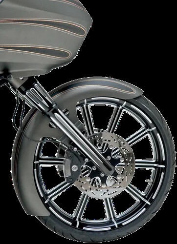 AN Dual Disc Fork Legs Deep Cut Black Harley Road King Classic 00-07 | eBay