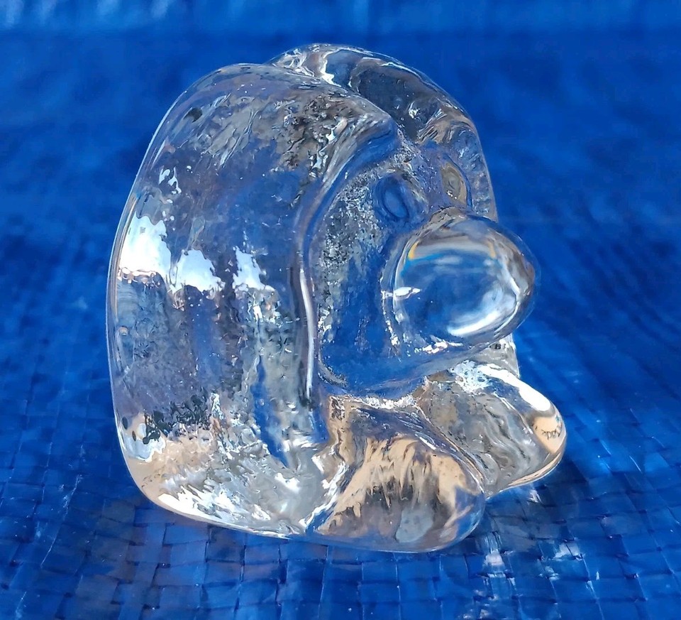 Vintage SAAB Promotional Glass BERGDALA Troll Figurine in Original Box ...