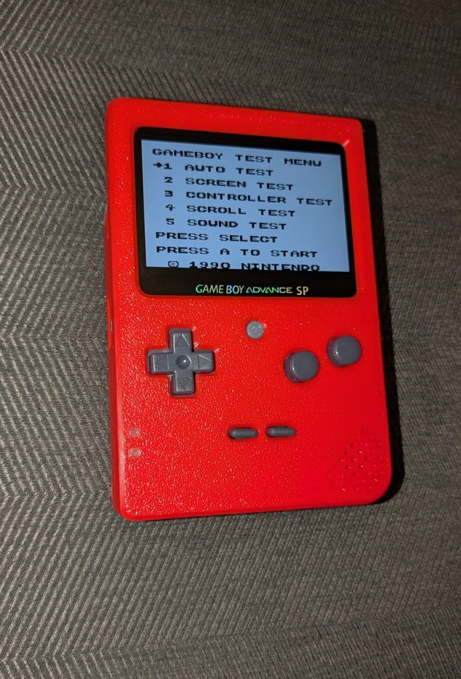 Nintendo Game Boy Advance Slab SP GBA W UsB-C Custom & Upright ...