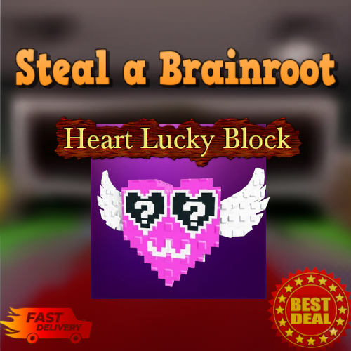 🔥Steal a Brainrot Roblox Heart Lucky Block | Fast & Easy | eBay
