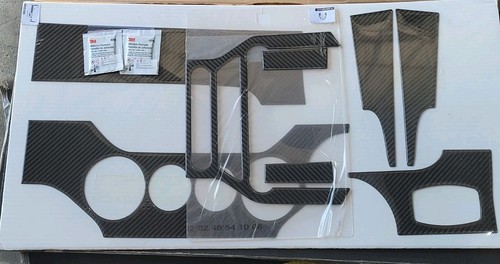 Dyna Carbon Fiber Full Dashboard Trim + Mutimedia for Ford Mustang 2015 ...