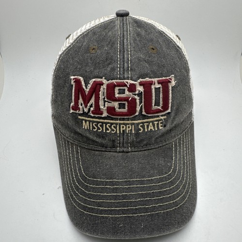 Mississippi State University MSU Trucker Mesh Baseball Hat Cap by ...